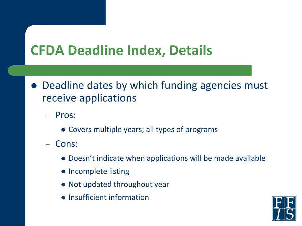 PPT - Anticipating Federal Grant Opportunities PowerPoint Presentation ...
