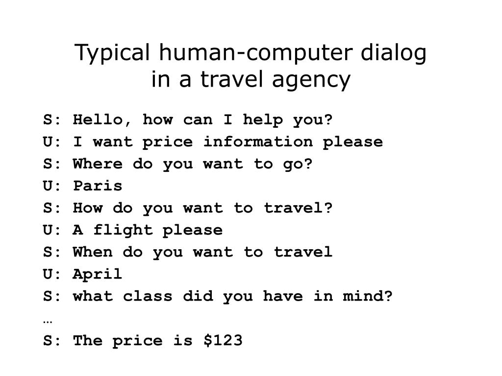 PPT - research about dialogue and dialogue systems and the department ...