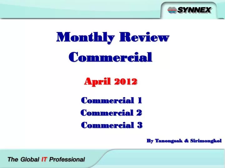 PPT - Commercial PowerPoint Presentation, free download - ID:4452645