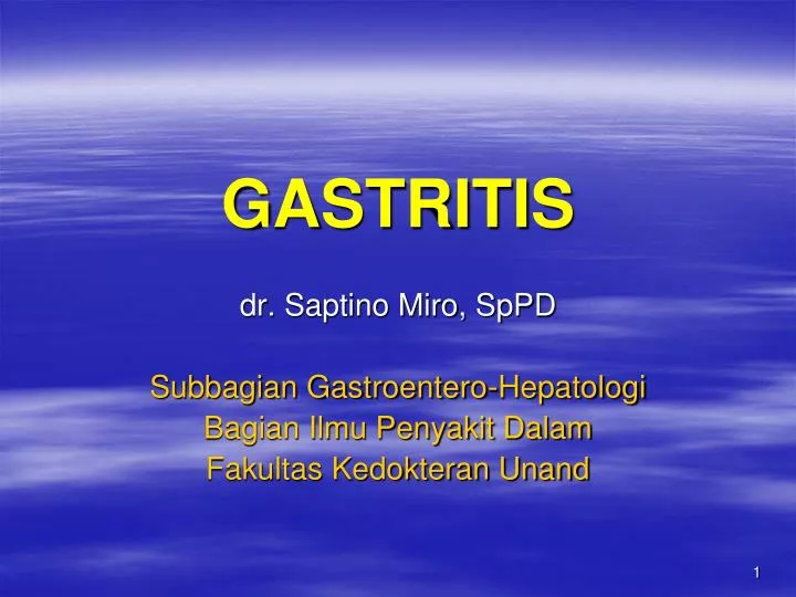 PPT - GASTRITIS PowerPoint Presentation, free download - ID:4452820