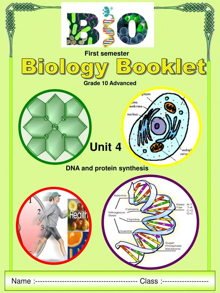 PPT - Biology Booklet PowerPoint Presentation, free download - ID:4453226