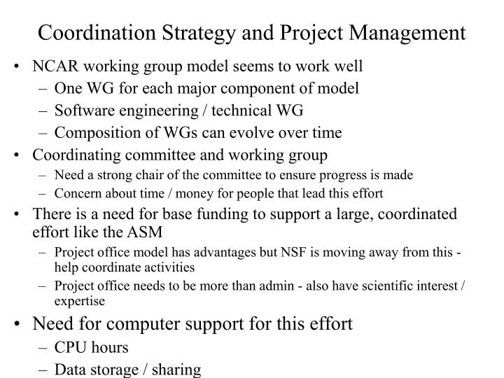 PPT - Coordination Strategy and Project Management PowerPoint ...