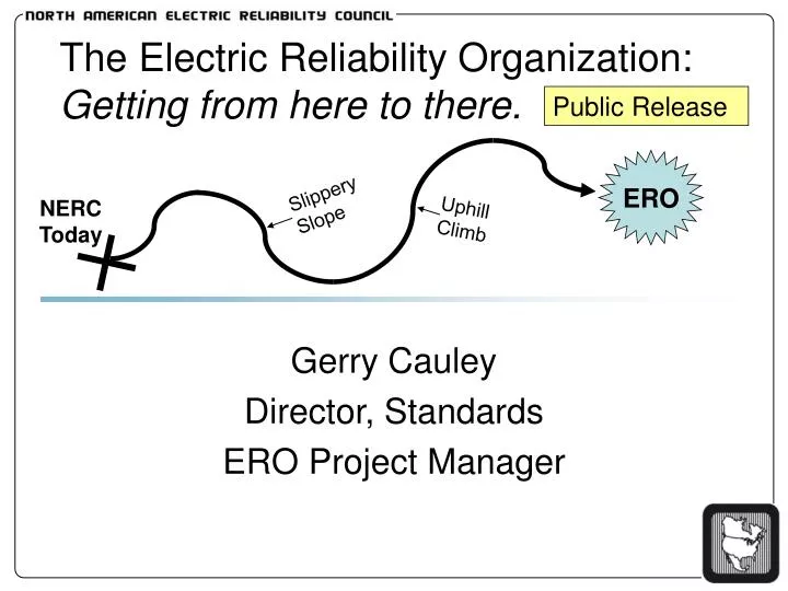 PPT - The Electric Reliability Organization: Getting from here to there ...