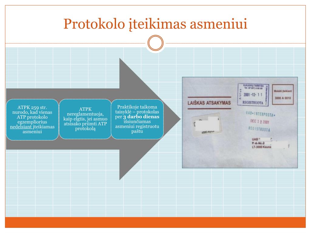 PPT - Administracinio teisės pažeidimo protokolo ir nutarimo ...