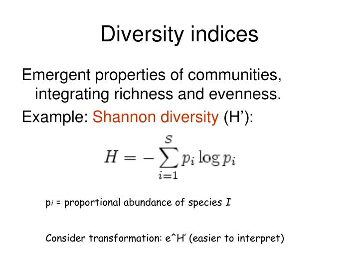 PPT - Biodiversity I: meaning and measurement PowerPoint Presentation ...