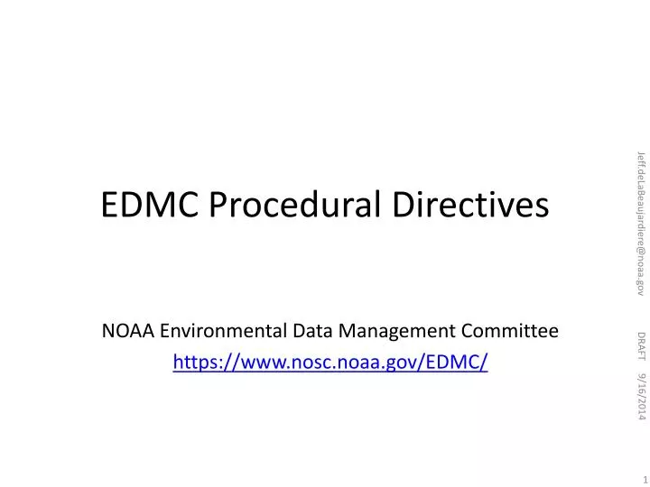 PPT - EDMC Procedural Directives PowerPoint Presentation, free download ...