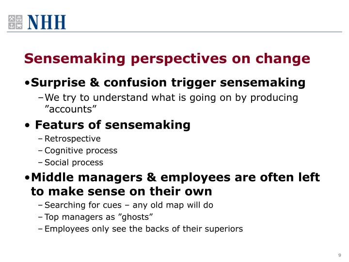 PPT - Making sense of organizational change: the role of communication ...