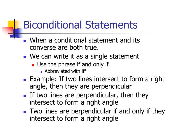 PPT - 2.2 If - Then Statements PowerPoint Presentation - ID:4454794