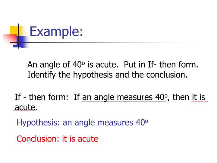 PPT - 2.2 If - Then Statements PowerPoint Presentation - ID:4454794