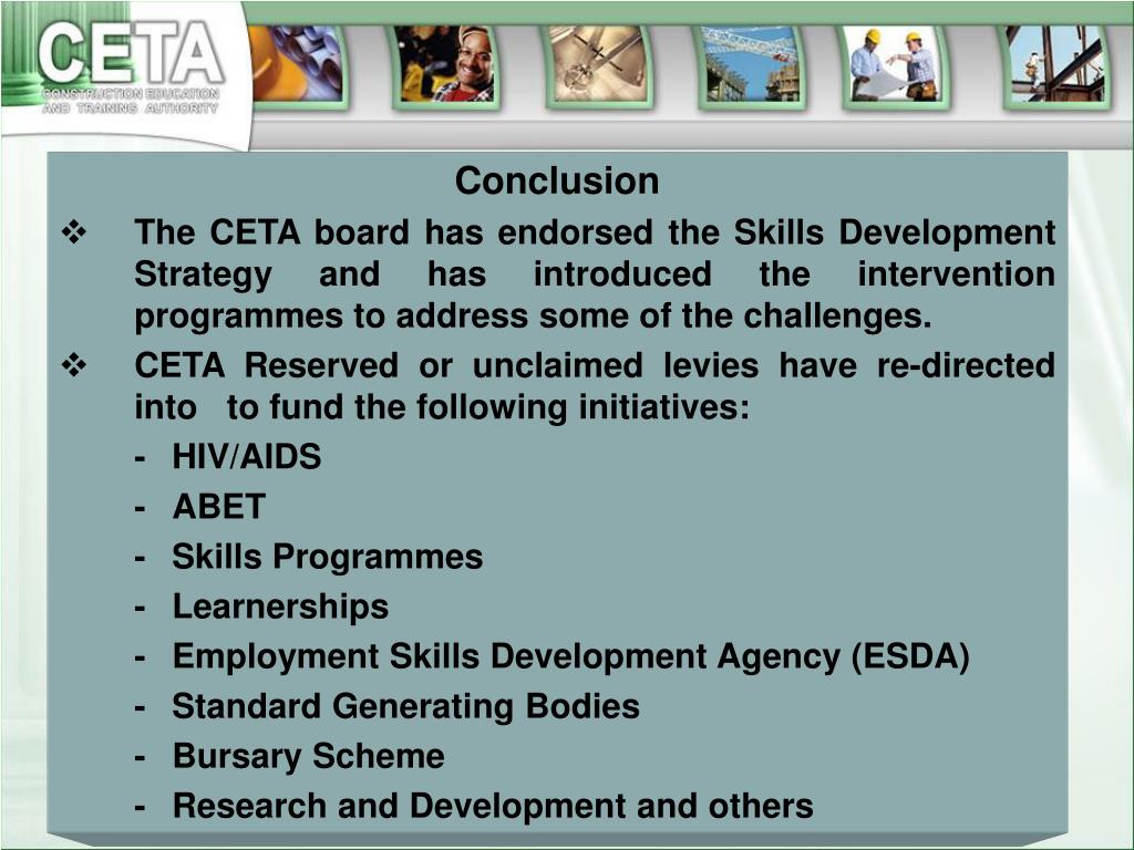 PPT - Construction Education and Training Authority [CETA] Briefing ...
