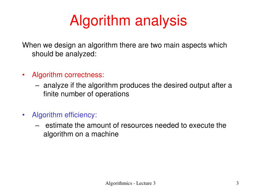 Ppt Lecture 3 Verification Of Algorithms Correctness Powerpoint Presentation Id4454847 7460