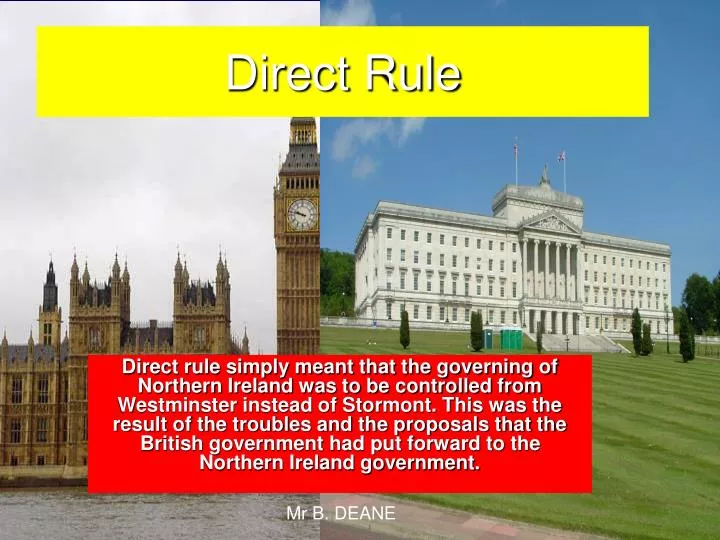 PPT - Direct Rule PowerPoint Presentation, free download - ID:4454869