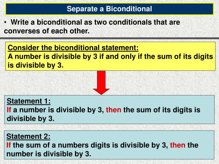 PPT - Objectives: Write the inverse and contrapositive of conditional ...