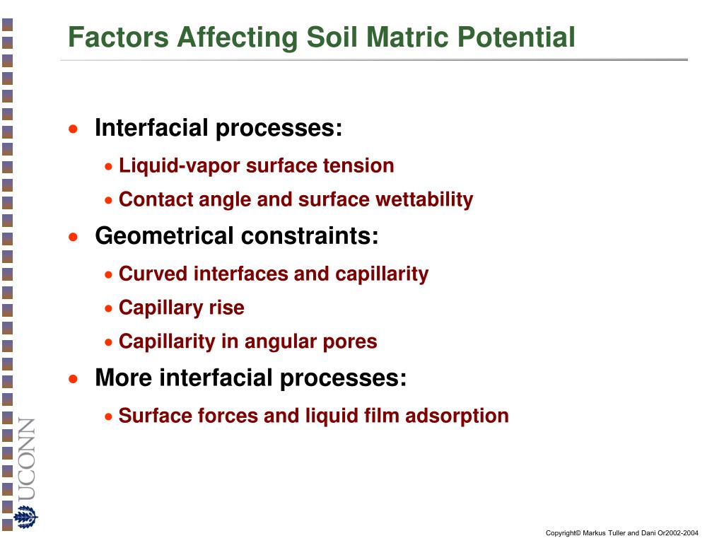 PPT - Soil Matric Potential – Capillarity and More PowerPoint ... PPT - Soil Matric Potential – Capillarity and More PowerPoint ...