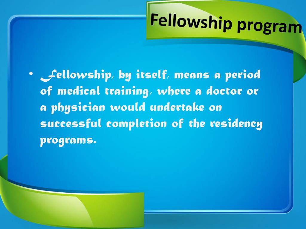 PPT - Fellowship Programs in Medicine by Texila American Universit ...