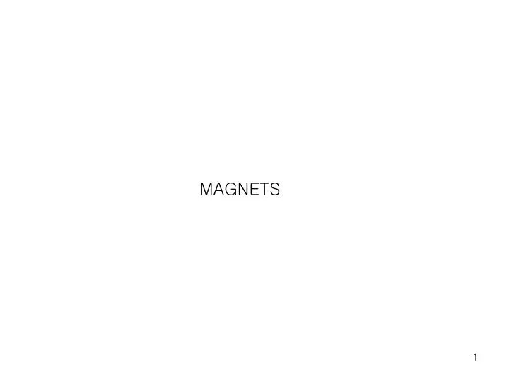 PPT - MAGNETS PowerPoint Presentation, free download - ID:4457683