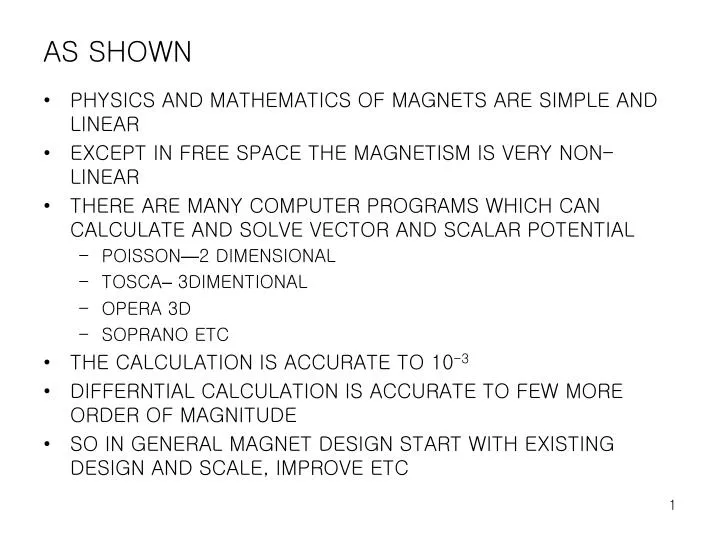 PPT - AS SHOWN PowerPoint Presentation, free download - ID:4457689