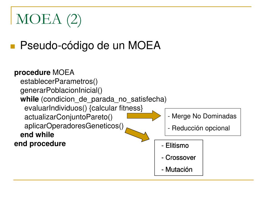 PPT - Multi-Objective Evolutionary Algorithms (MOEA) PowerPoint ... PPT - Multi-Objective Evolutionary Algorithms (MOEA) PowerPoint ...