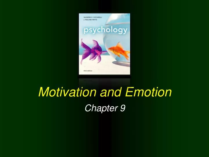 PPT - Motivation and Emotion PowerPoint Presentation, free download ...