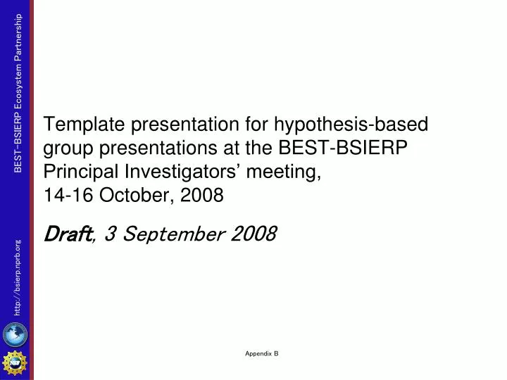 PPT - Draft , 3 September 2008 PowerPoint Presentation, free download ...