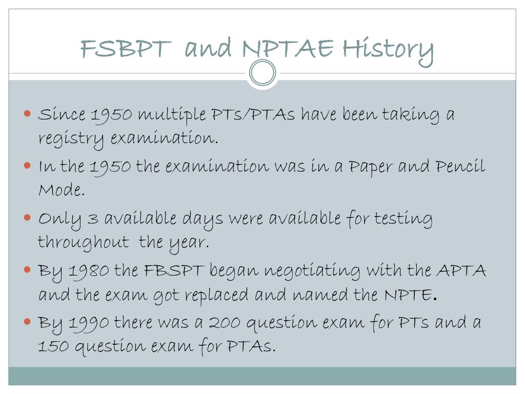 PPT - Introduction of the NPTAE PowerPoint Presentation, free download ...