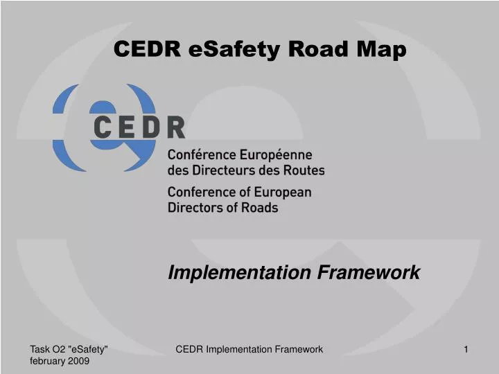 PPT - CEDR eSafety Road Map PowerPoint Presentation, free download - ID ...