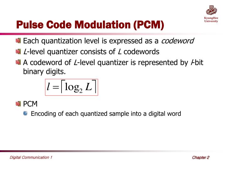 PPT - Chapter 2 : Formatting and Baseband Modulation PowerPoint ...
