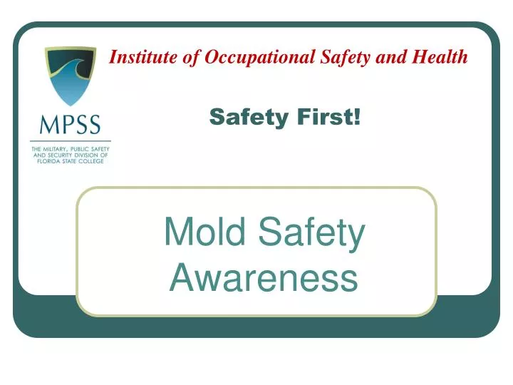 PPT - Safety First! PowerPoint Presentation, free download - ID:4460857