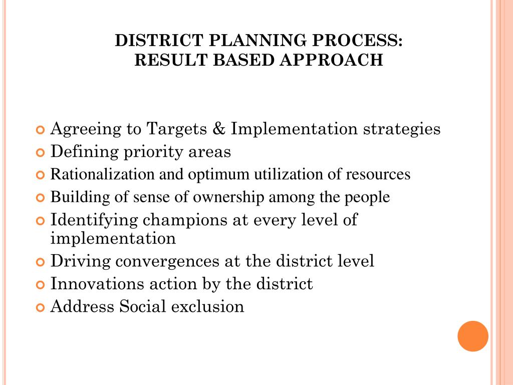 PPT - State wide roll out of Decentralised District Planning Process ...