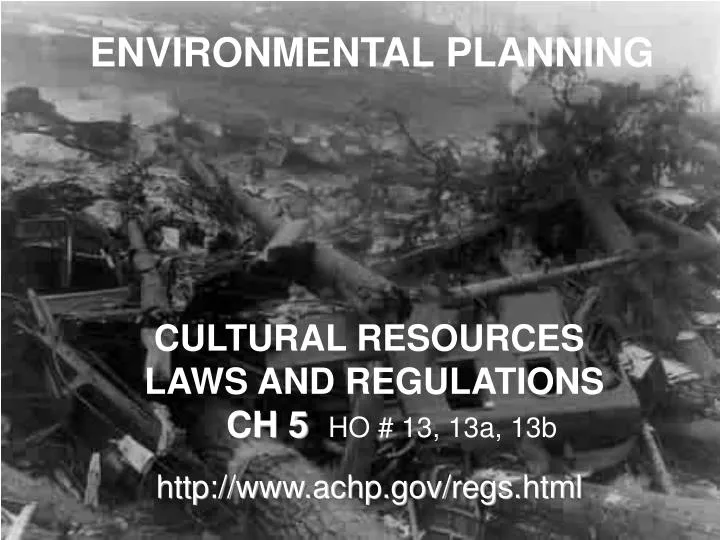 PPT - ENVIRONMENTAL PLANNING PowerPoint Presentation, free download ...