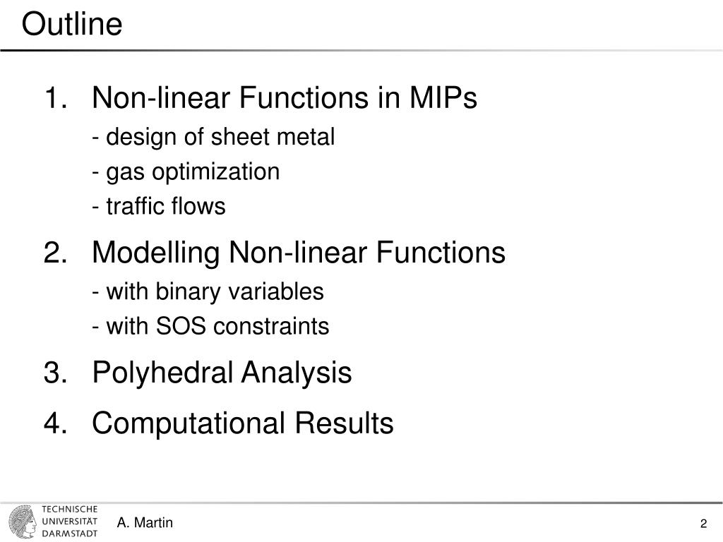 Ppt Approximation Of Non Linear Functions In Mixed Integer Programming Powerpoint Presentation