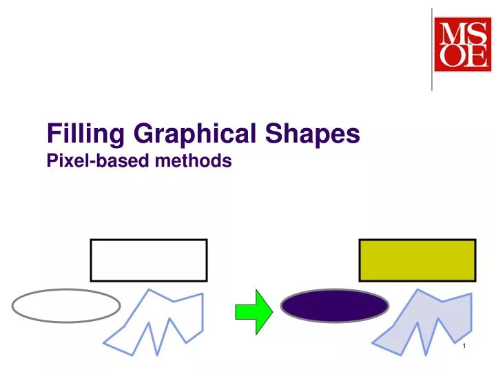 PPT - Filling Graphical Shapes Pixel-based methods PowerPoint ...