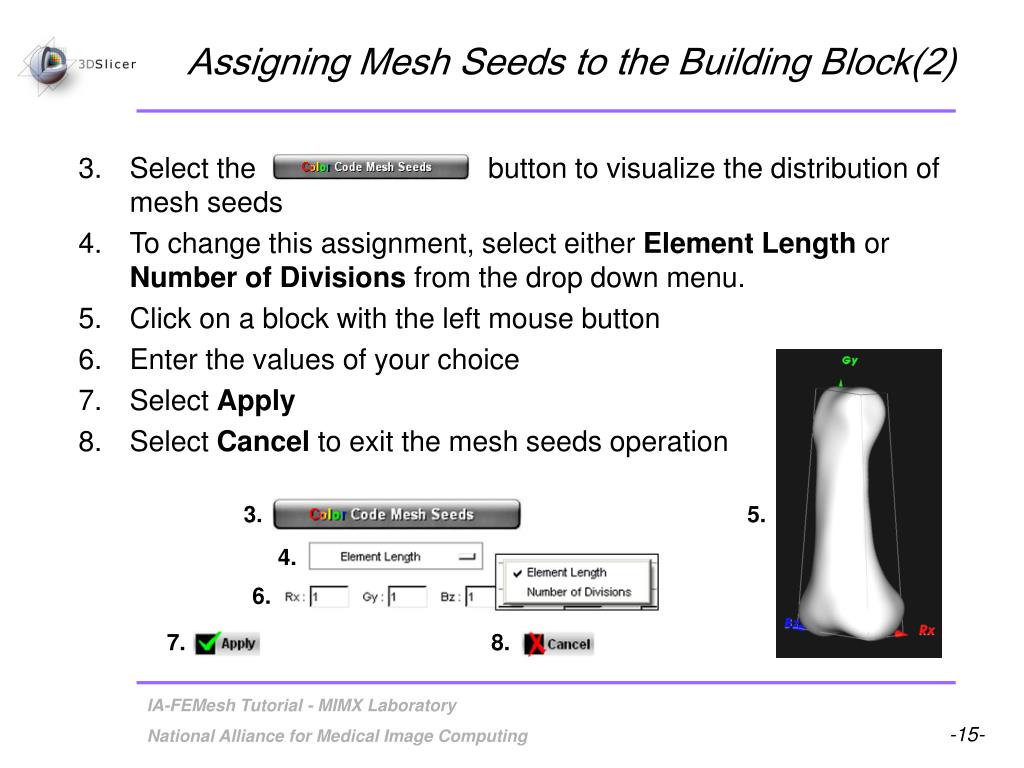 PPT - Slicer3 Training Tutorial IA-FEMesh v1.0 Proximal Phalanx Bone ...