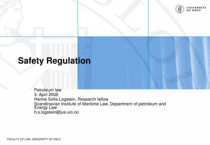 PPT - Safety Regulation PowerPoint Presentation, free download - ID:4464411