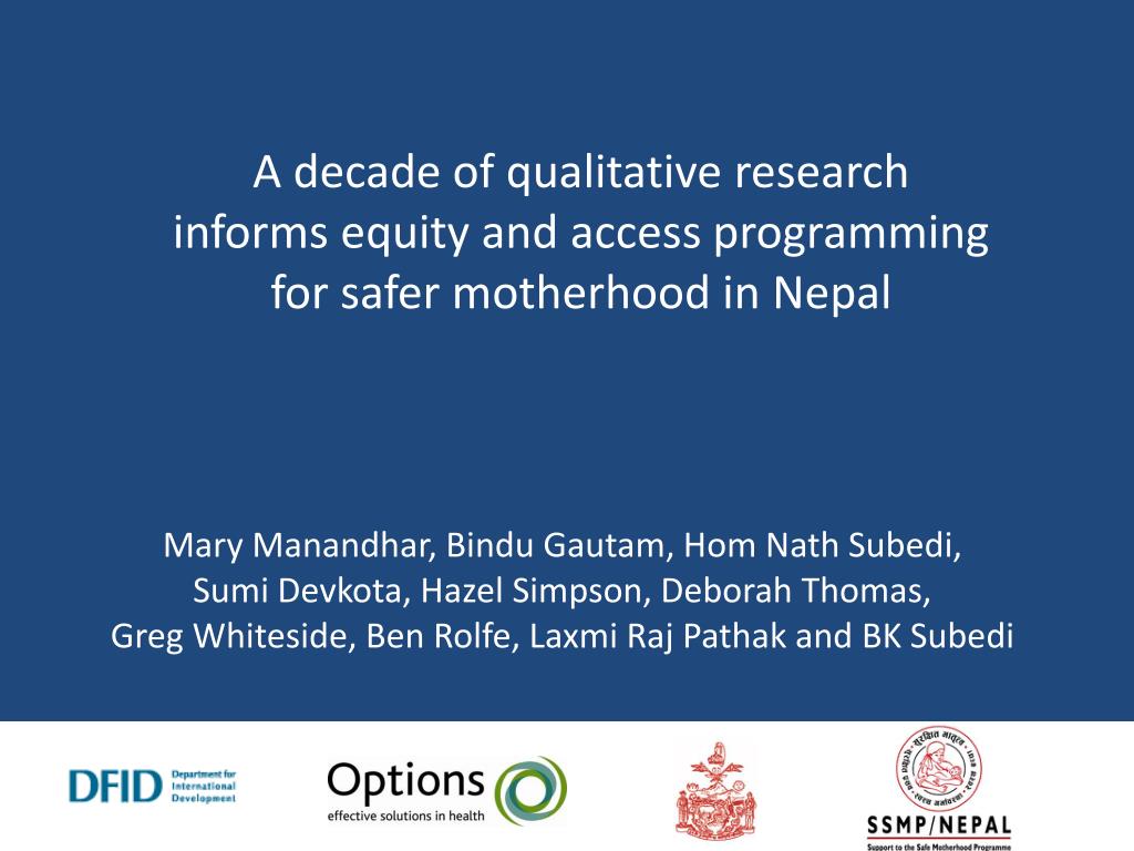 PPT - Mary Manandhar, Bindu Gautam, Hom Nath Subedi, Sumi Devkota ...
