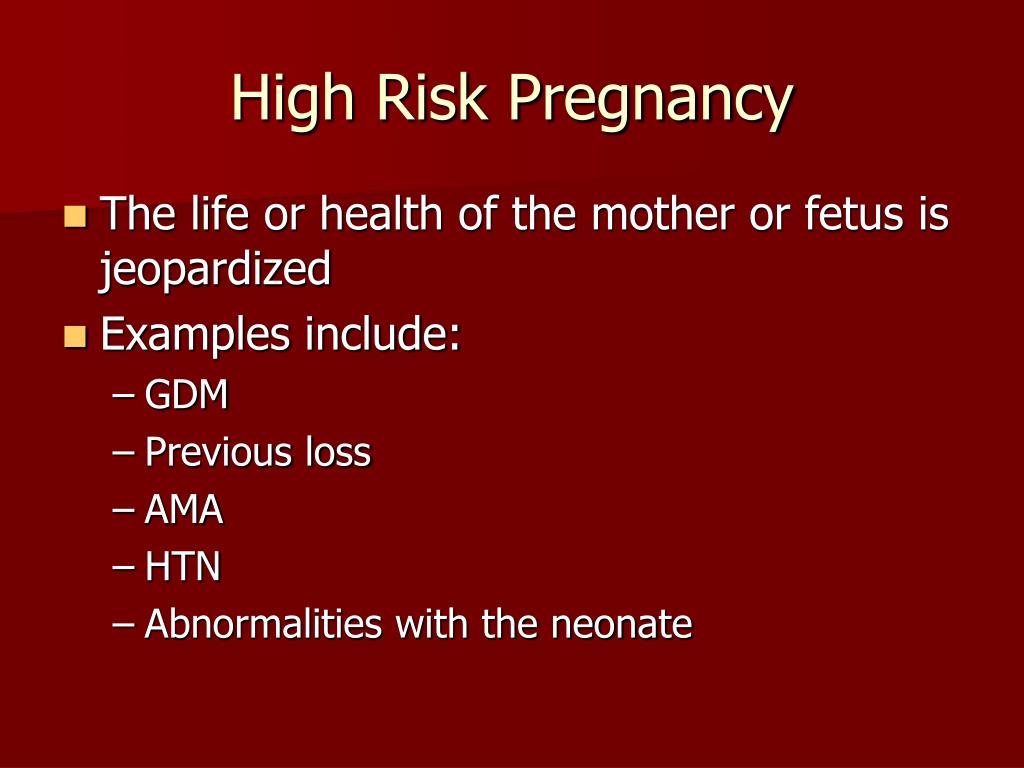 PPT - Maternal Risk Factors Fetal Assessment PowerPoint Presentation ...