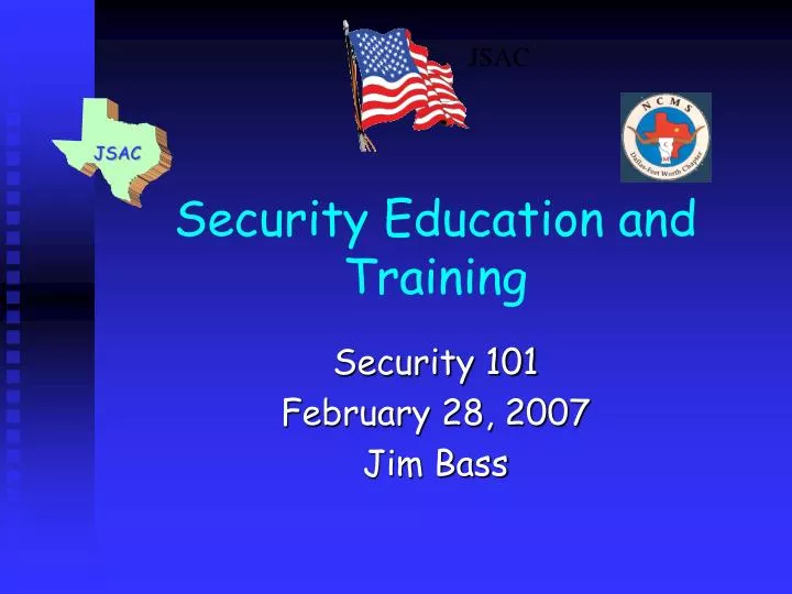 PPT - Security Education and Training PowerPoint Presentation, free ...