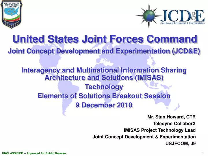 PPT - United States Joint Forces Command Joint Concept Development and ...