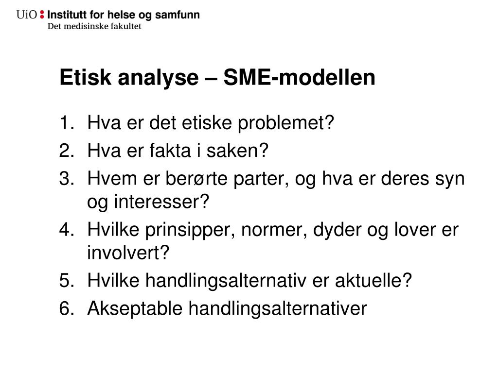 PPT - Begrensning av livsforlengende behandling – etiske og juridiske ...
