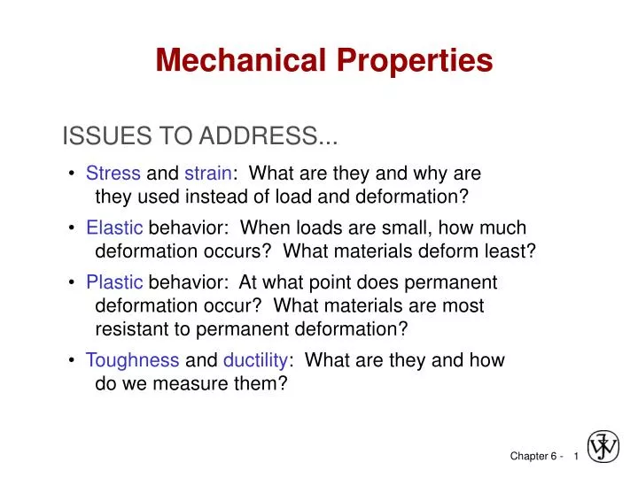 PPT - Mechanical Properties PowerPoint Presentation, free download - ID ...