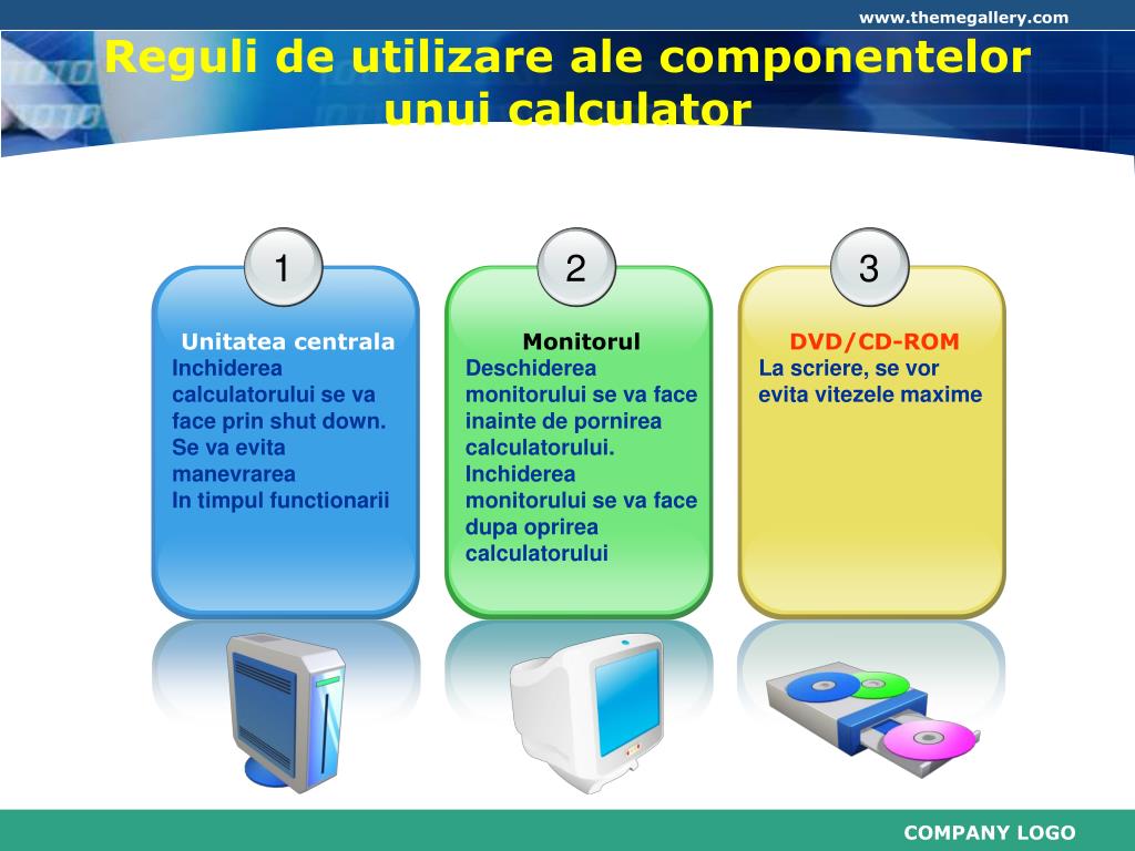 PPT - UTILIZAREA CALCULATOARELOR Norme de tehnica securitatii muncii ...