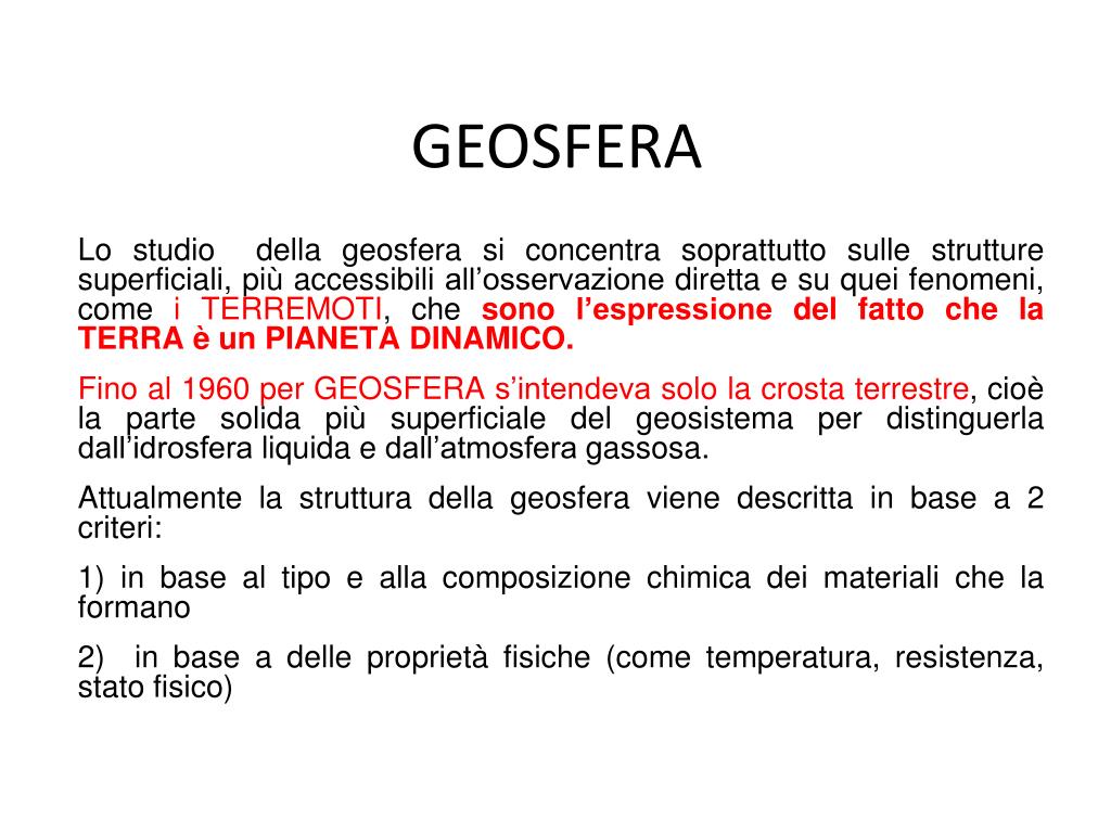 PPT - Lezione 2 Le quattro sfere della Terra PowerPoint Presentation ...