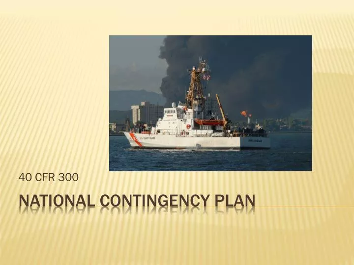 PPT - National Contingency plan PowerPoint Presentation, free download ...