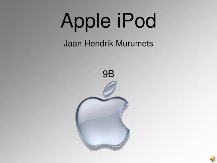 PPT - Apple iPod PowerPoint Presentation, free download - ID:4474271