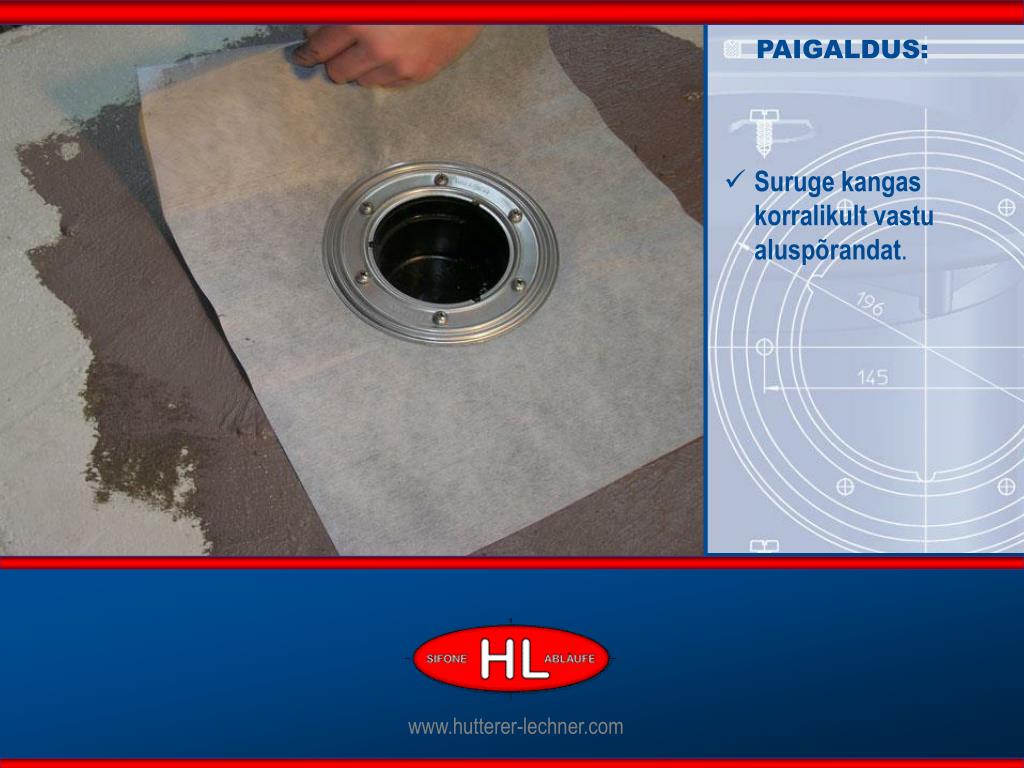 PPT - Hüdroisolatsiooni paigalduskomplekt PowerPoint Presentation, free ...