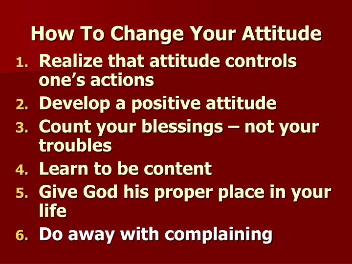 PPT - Attitude PowerPoint Presentation - ID:4475612
