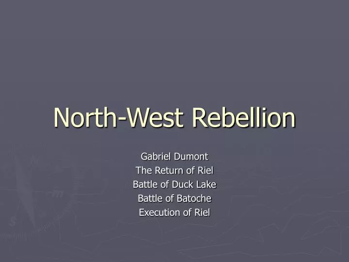 PPT - North-West Rebellion PowerPoint Presentation, free download - ID ...