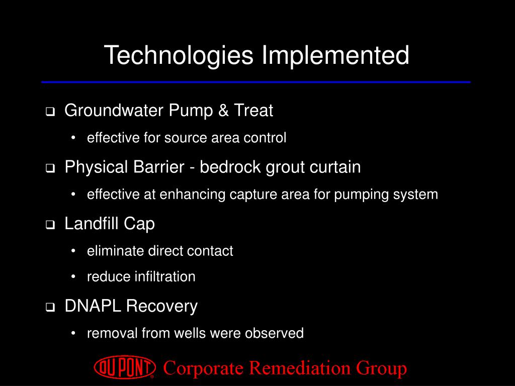 PPT - Pump & Treat Experience at the NECCO Park Landfill Niagara Falls ...