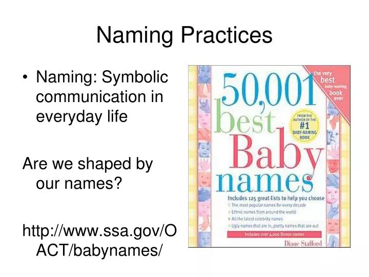 PPT - Naming Practices PowerPoint Presentation, free download - ID:4479678