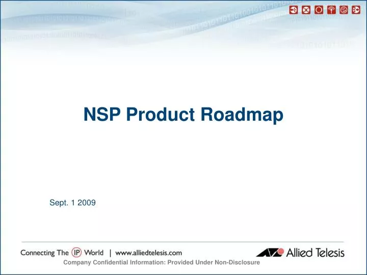 PPT - NSP Product Roadmap PowerPoint Presentation, free download - ID ...